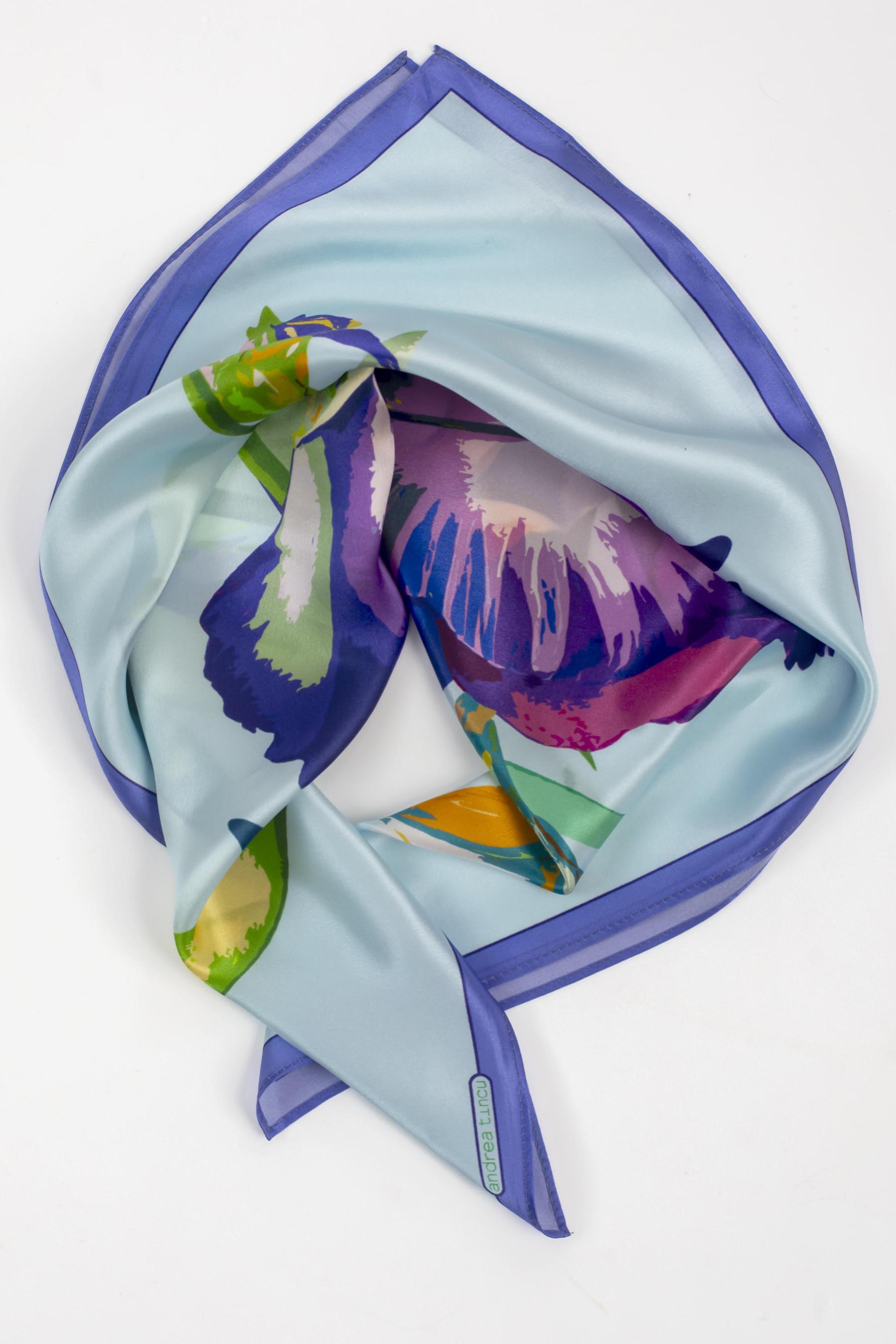 Andrea Tincu | Esarfa de matase Iris Preziosa